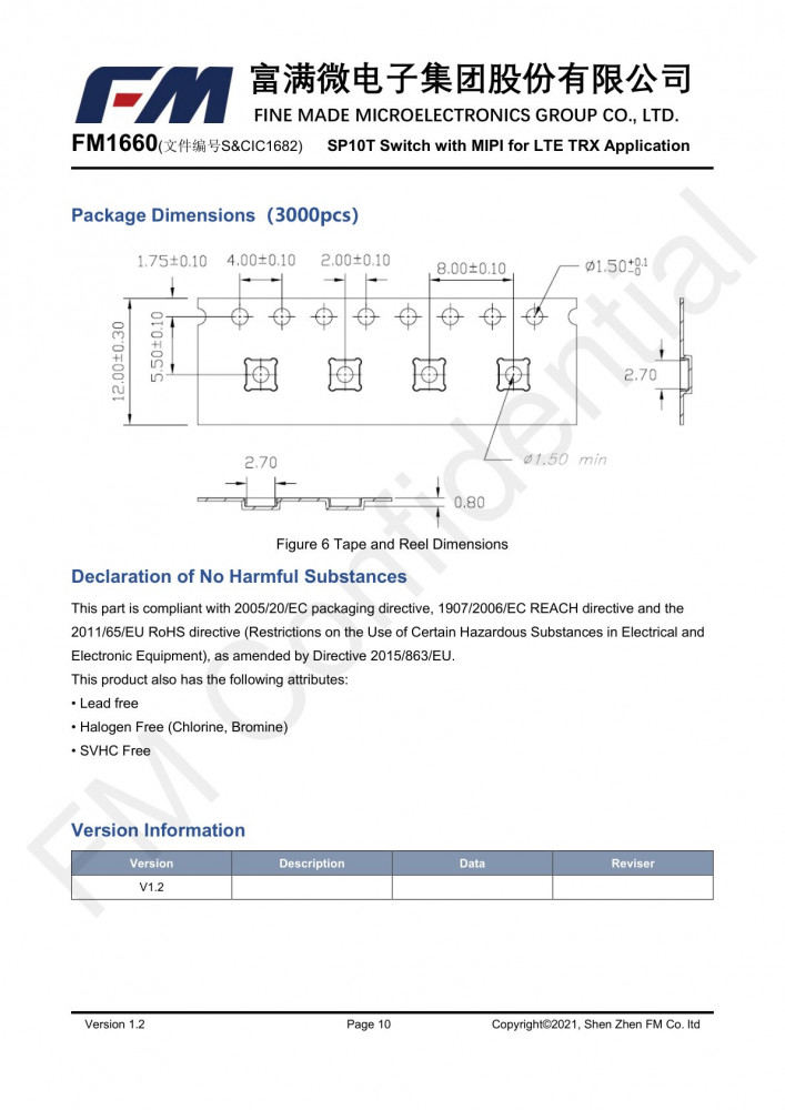 FM1660 technical document page 10