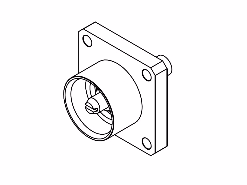DIN 7/16 Plug, Right-Angle, Solder, for 1/2