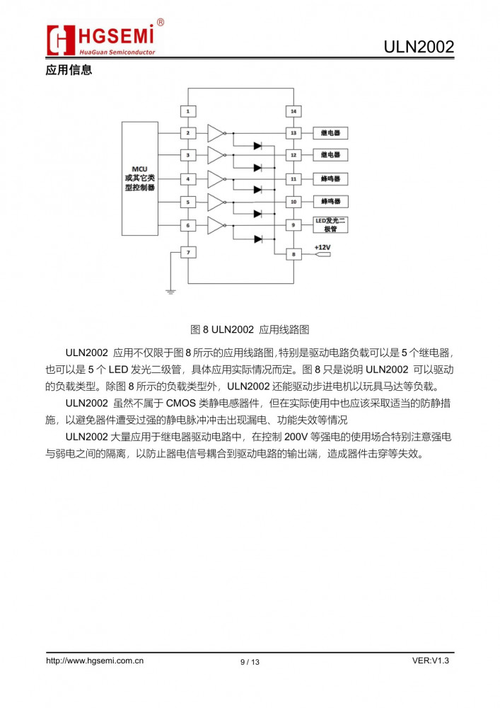 ULN2002MT/TR datasheet page 9
