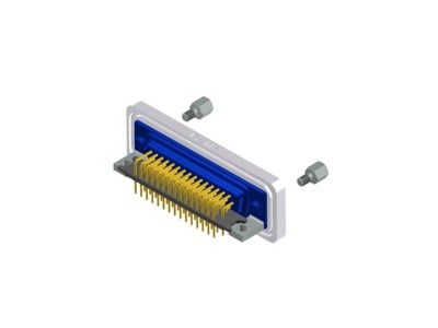 IP67 D-SUB High Density • 44-pos. • Plug • Solder pin angled .220