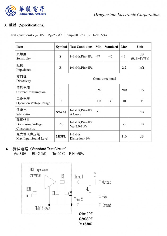 AMF-O97L45-DB specification page 3