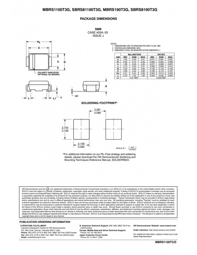 MBRS1100T3G datasheet page 4
