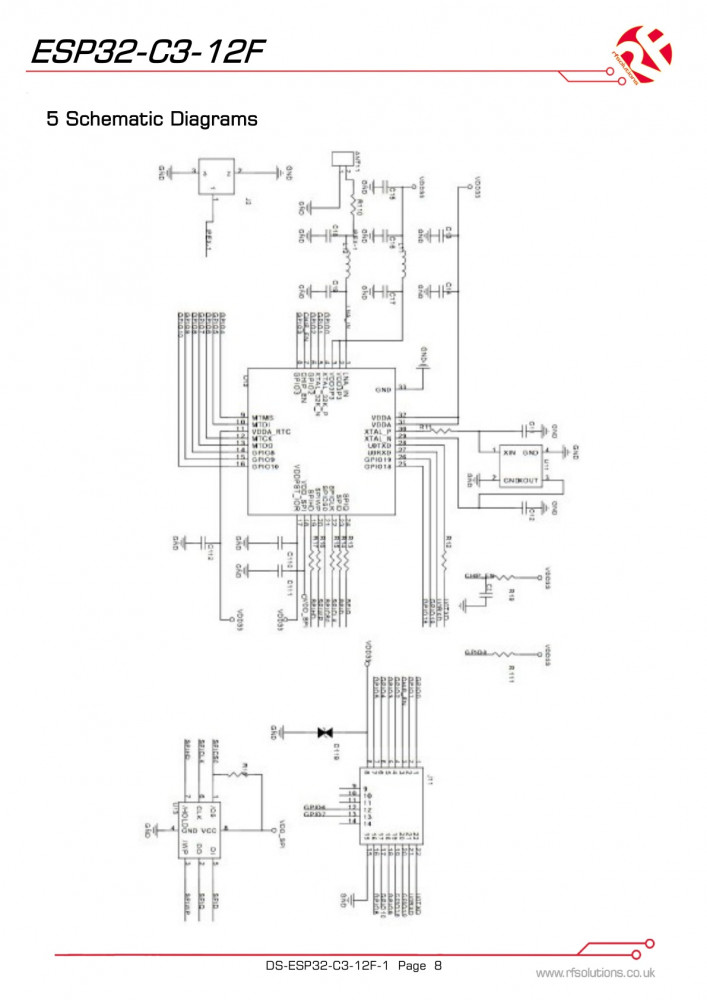 ESP32-C3-12F document page 8