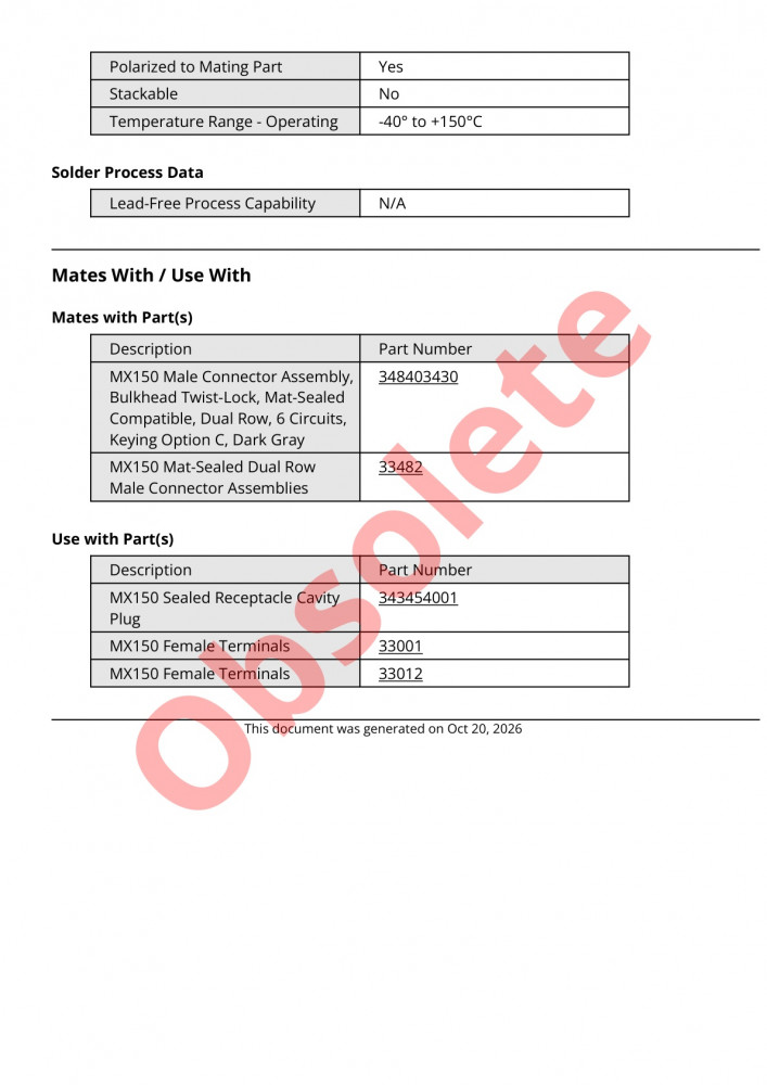 MOLEX 334720703 technical document page 3
