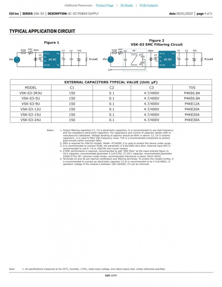 VSK-S3-15U datasheet page 4