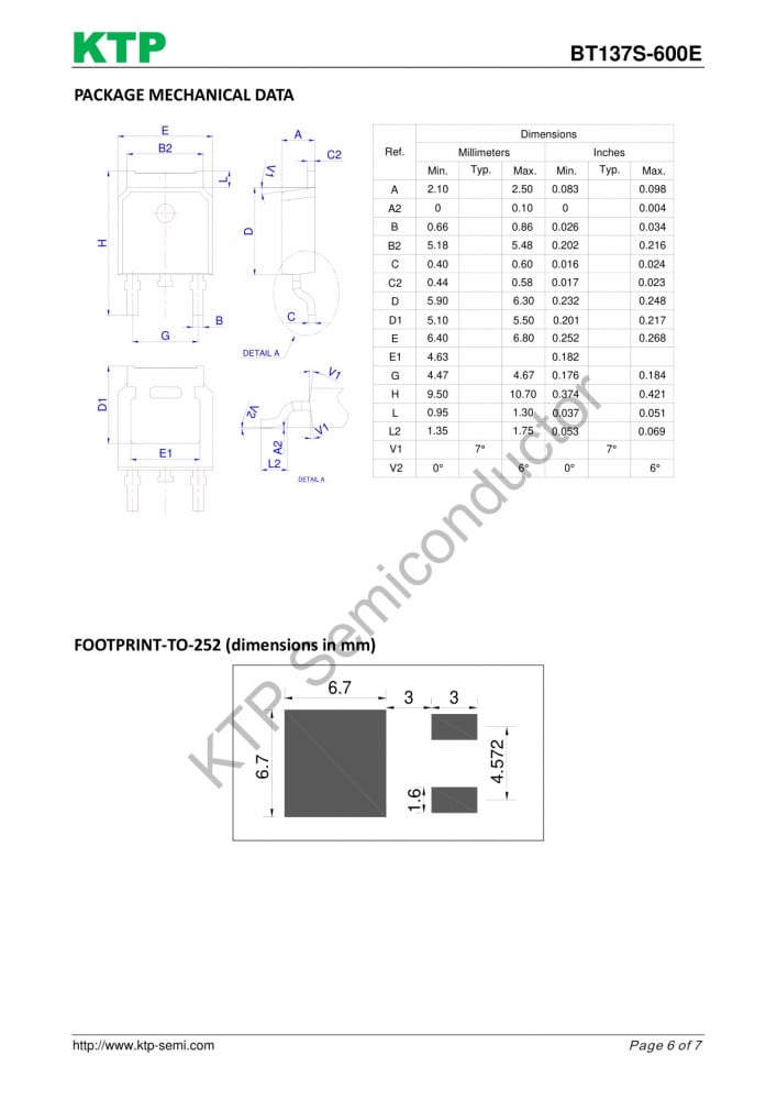 BT137S-600E(KTP) datasheet page 6