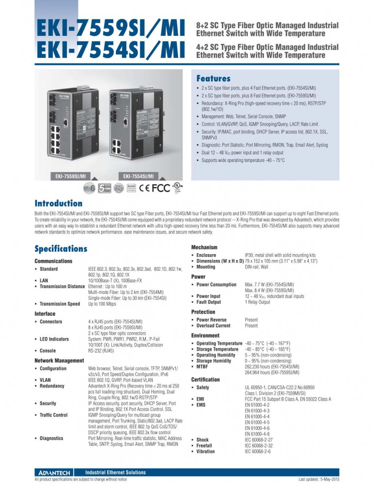 EKI-7559MI product document page 1