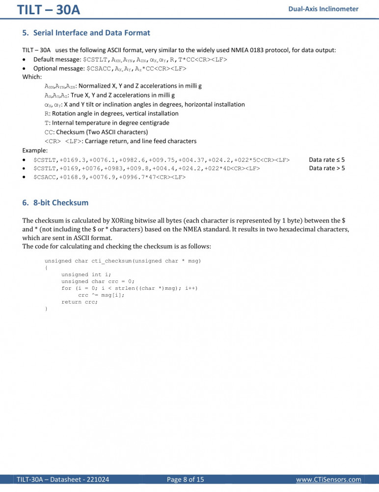 Tilt-30A technical document page 8