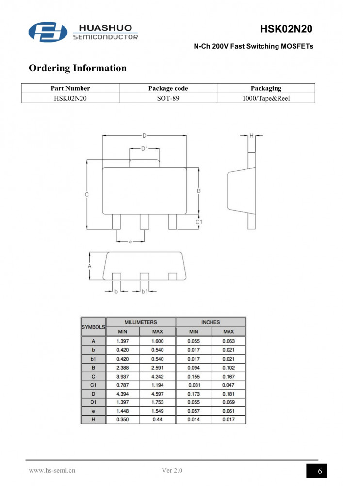 HSK02N20 datasheet page 6