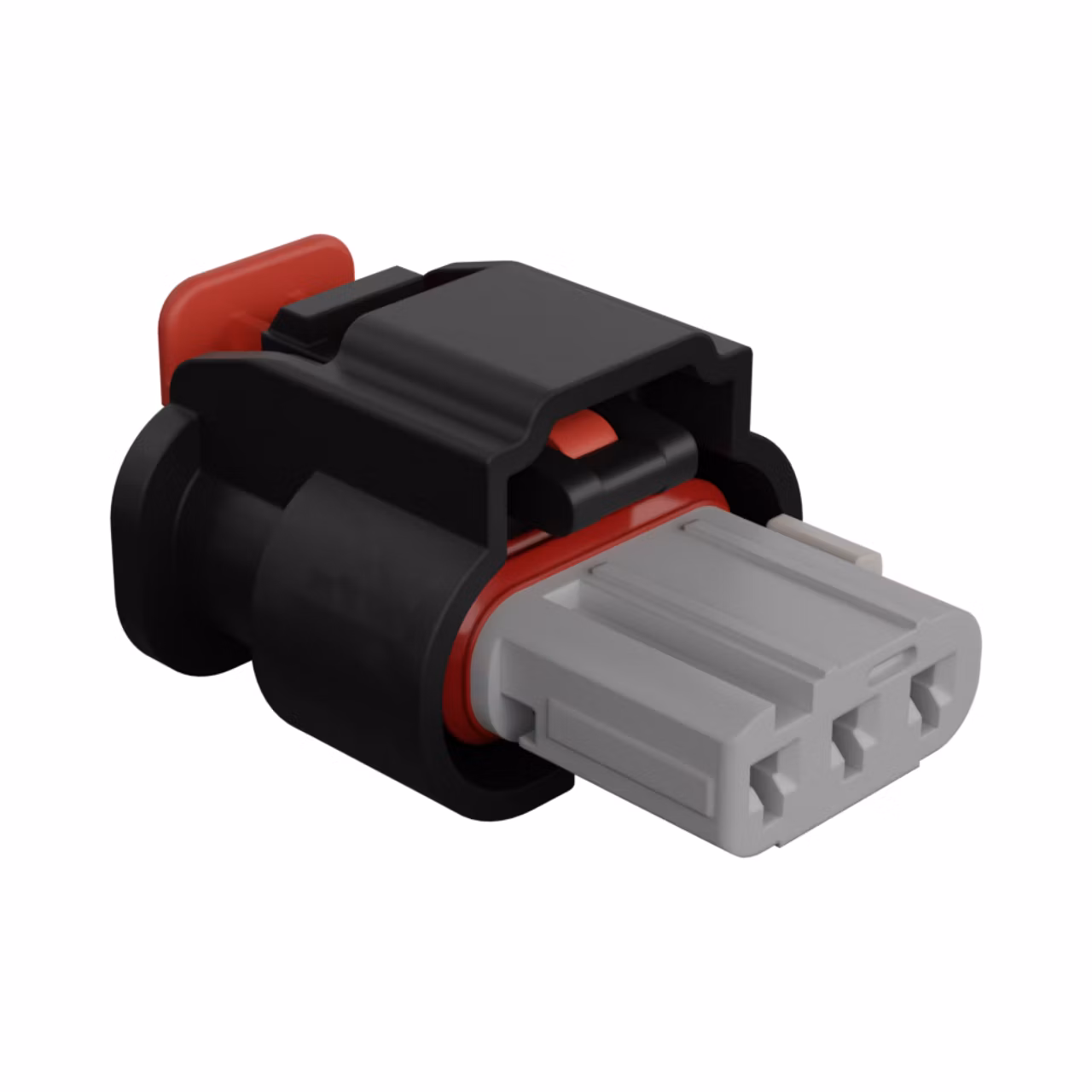 MXP120 Sealed Receptacle, 3 Circuit, Black Housing (T3-V2-S3), Key D, Stone Gray Insert for sale
