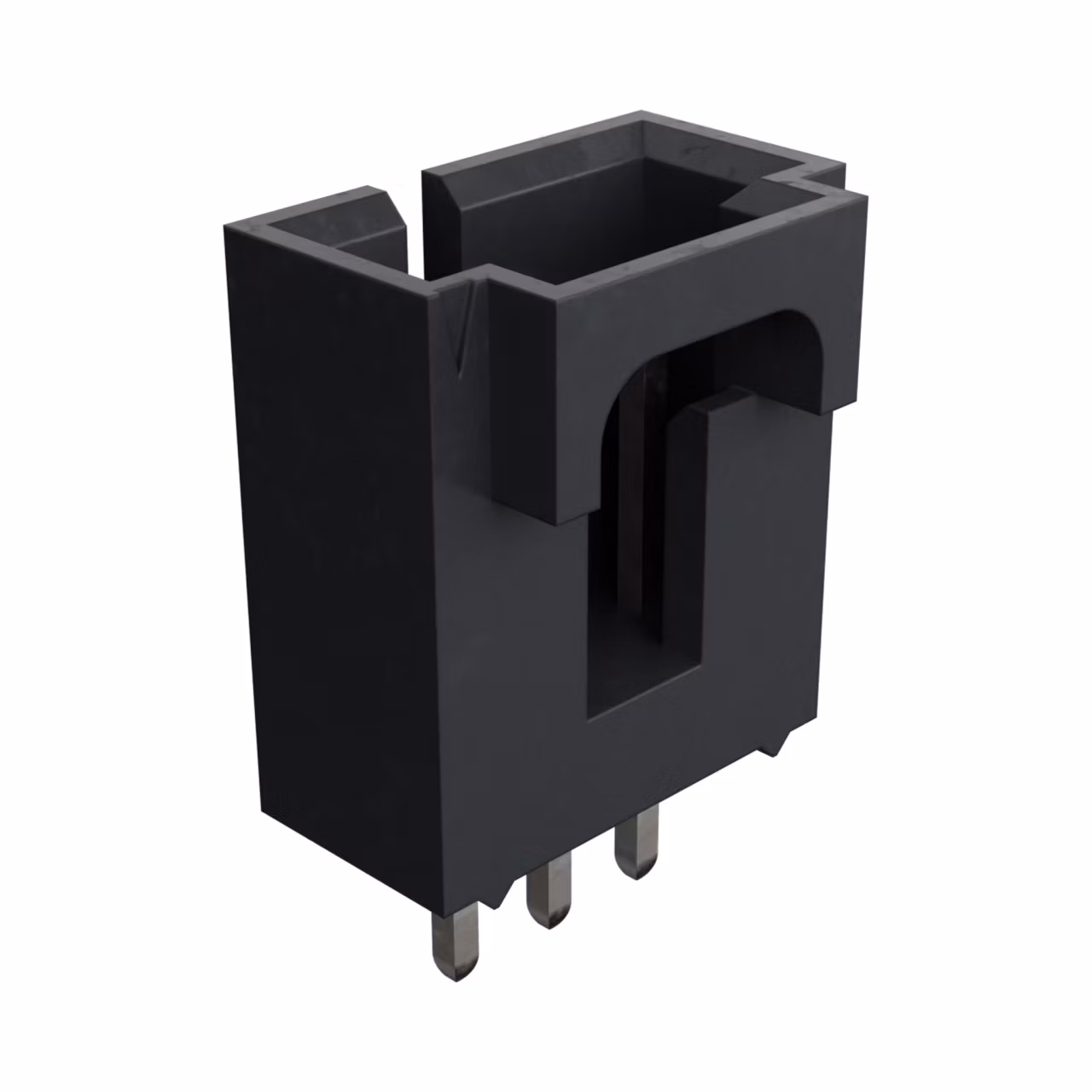 2.54mm Pitch SL Header, Single Row, Vertical, 3.05mm Pocket, Shrouded, 3.30mm Tail Length, 18 Circuits, 0.76µm Gold (Au) Selective Plating, Matte Tin (Sn) Tail Plating