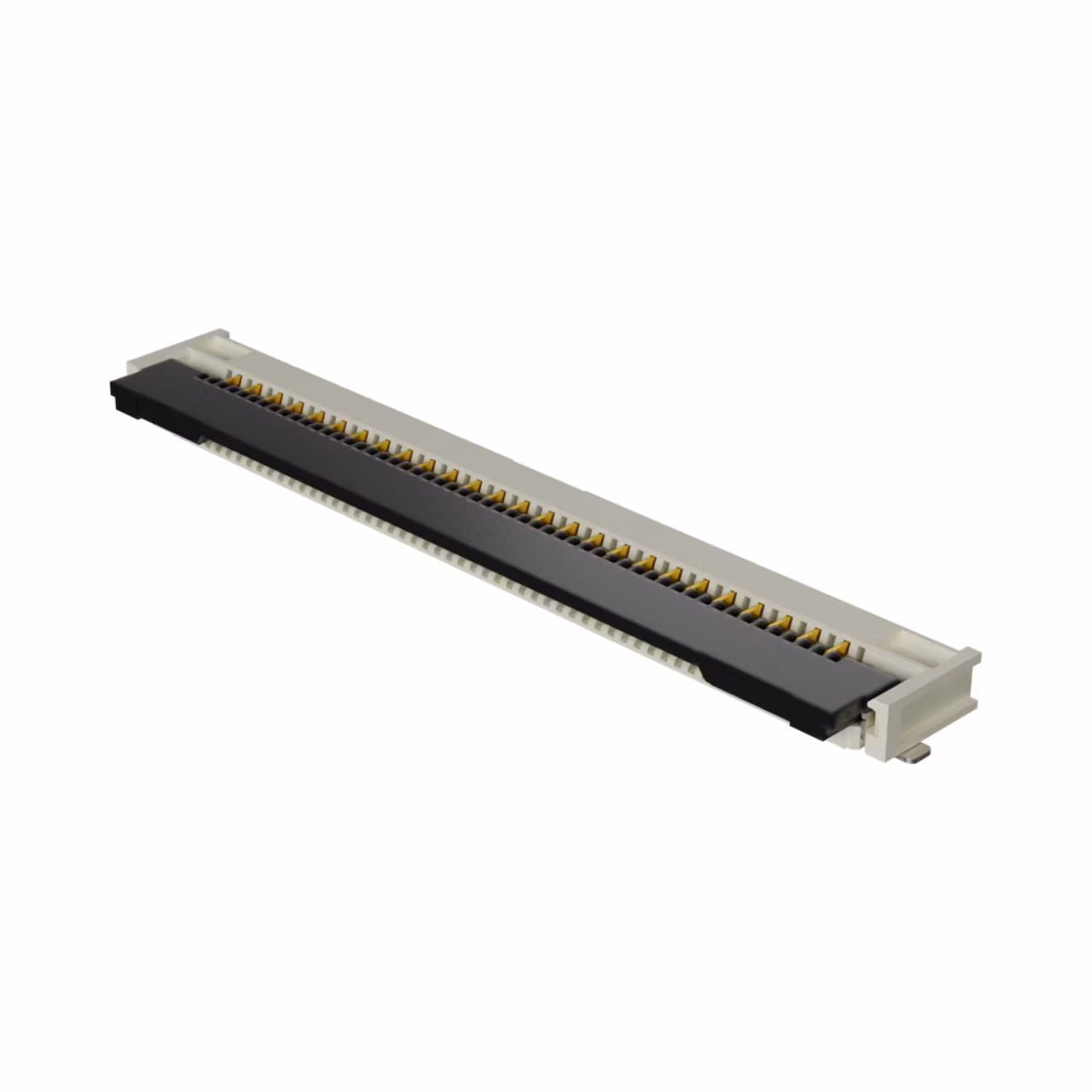 Easy-On FFC/FPC Connector, 1.00mm Pitch, FD19 Series, Right-Angle, Bottom Contact, 1.90mm Height, 26 Circuits, 150°C Operating Temperature,  Gold over Nickel Plating for sale