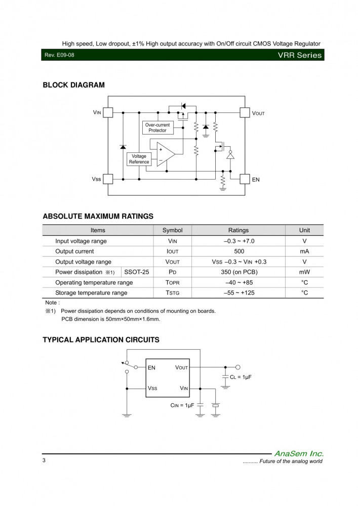 VRR Series datasheet page 4