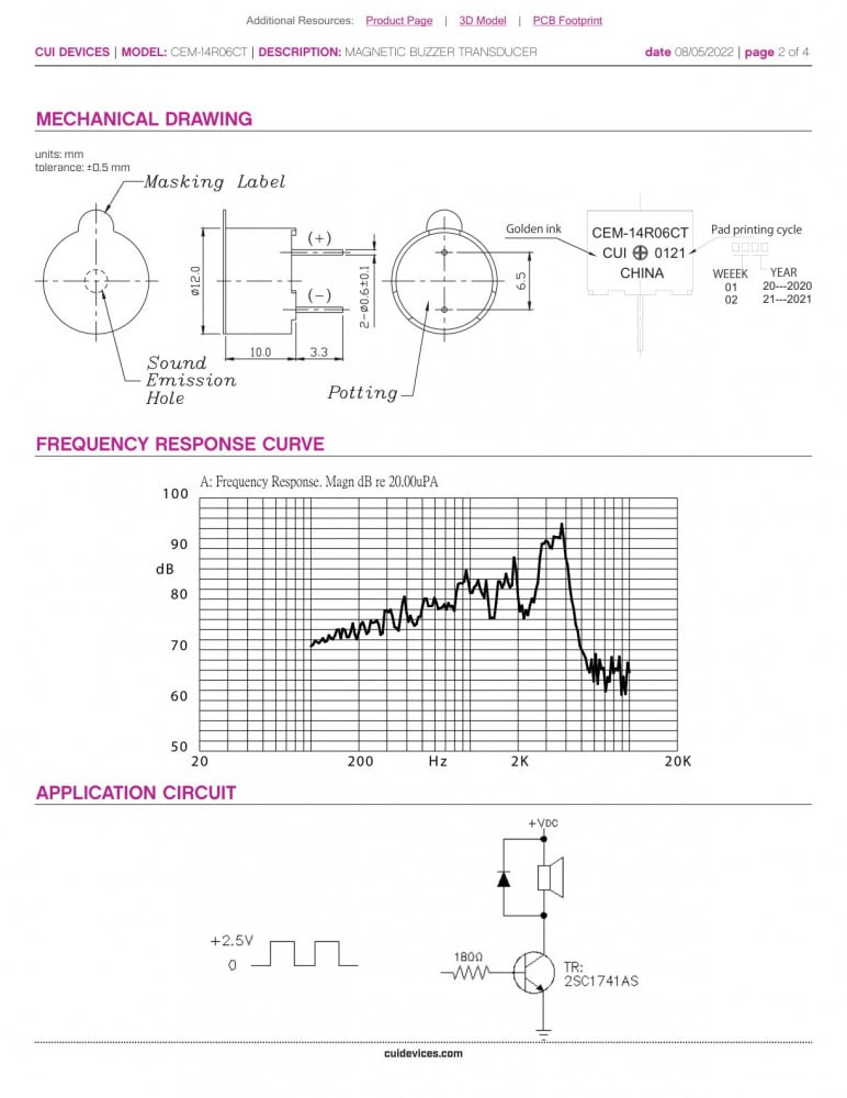 CEM-14R06CT datasheet page 2
