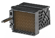 Impact 100 Ohm 6 Pair RAM Right-Angle Header, Unguided, Open Endwall, 14  Columns, 252 Circuits, Pin Length 4.90mm, Plated Through Hole Dimension  0.39mm, Lead Free
