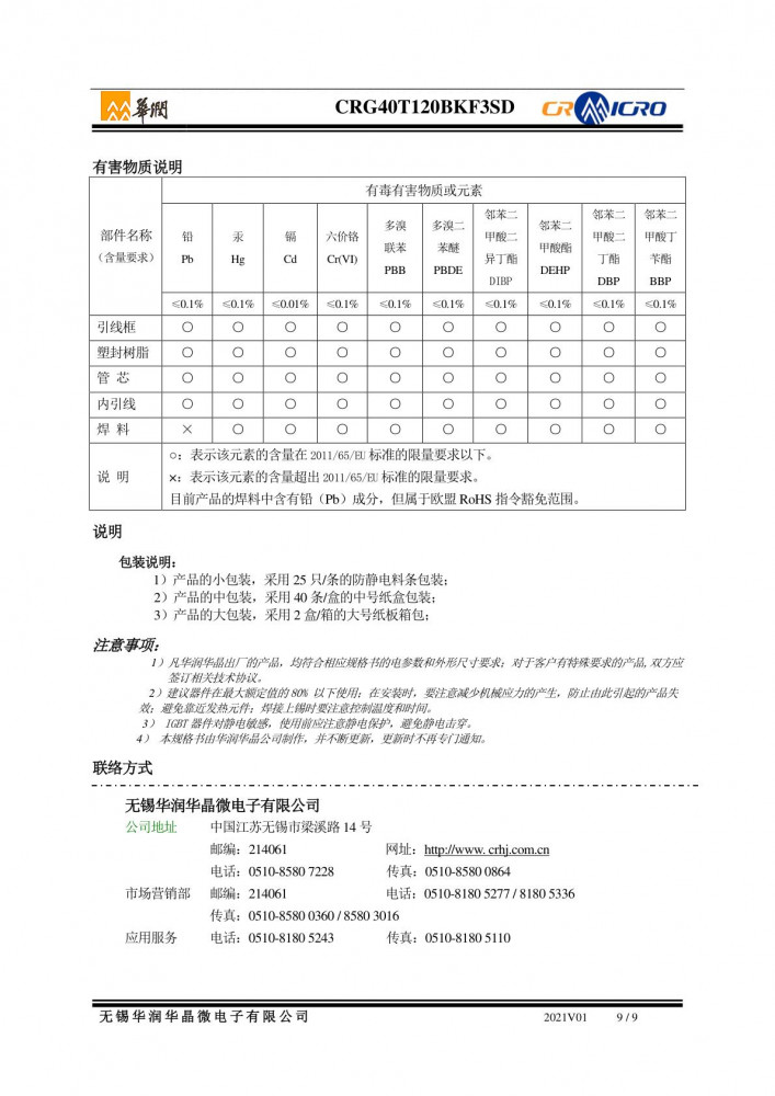 CRG40T120BK3SD datasheet page 9