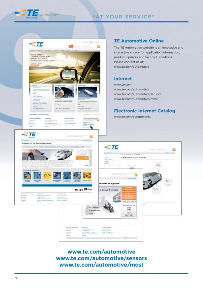 TE Connectivity technical document page 6