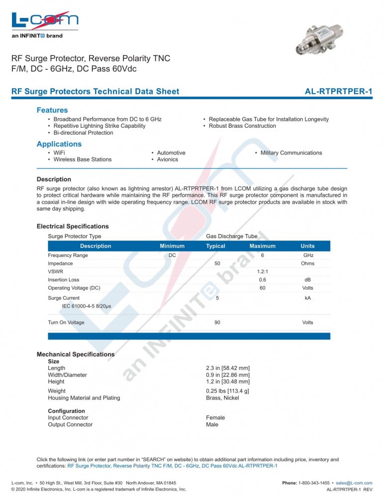 AL-RTPRTPER-1 technical document page 1