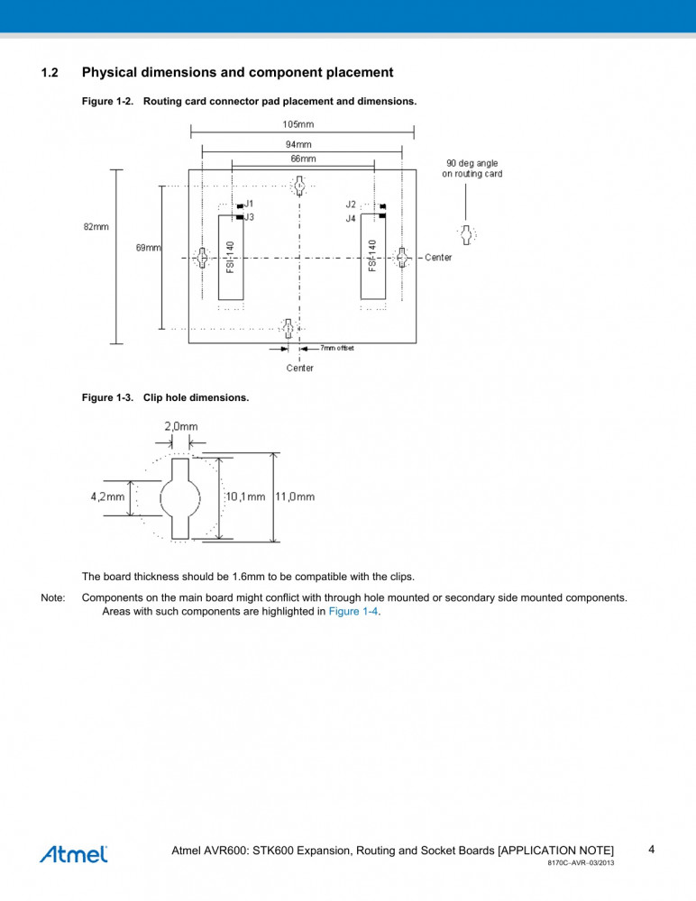 ATSTK600-RC52 documentation page 4