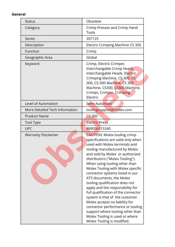 Molex 638161500 document image, page 2