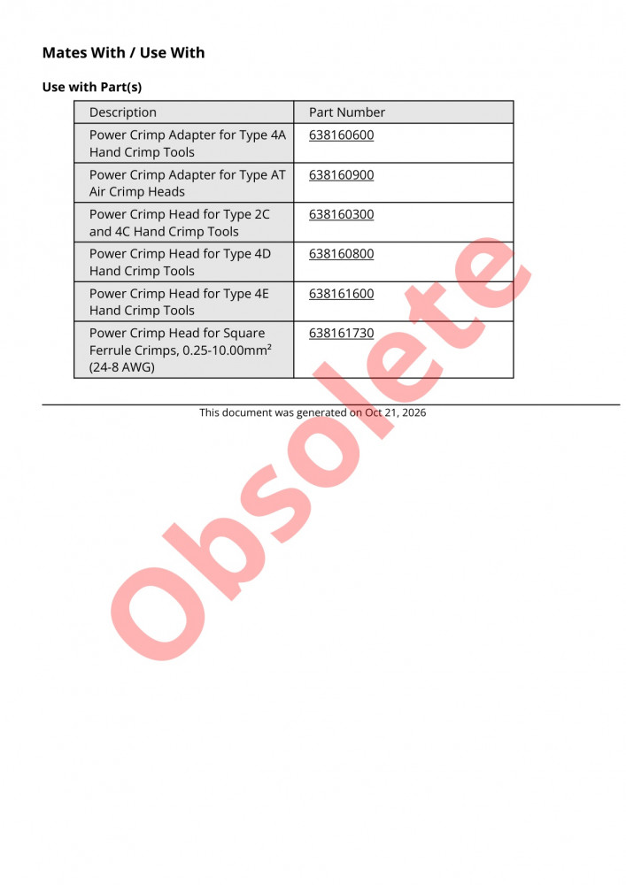 Molex 638161500 document image, page 3
