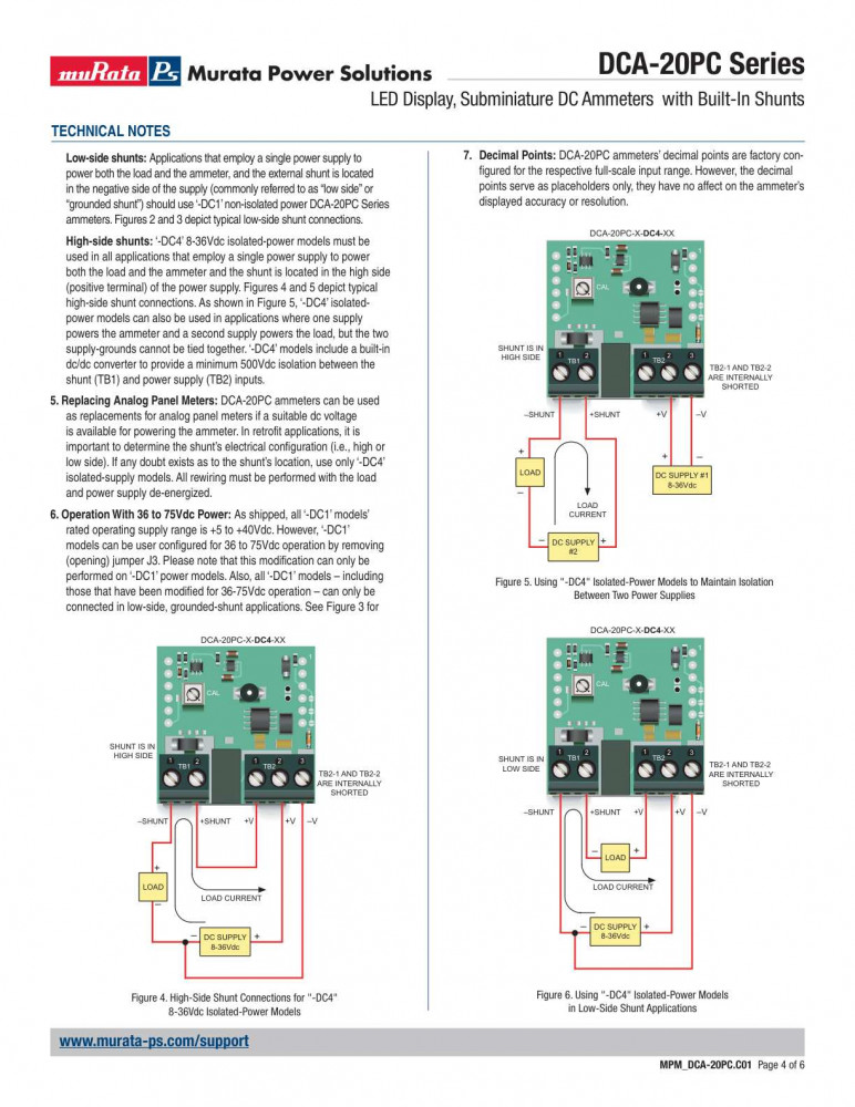 DCA-20PC series datasheet page 4