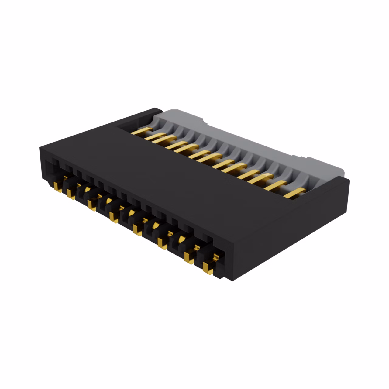 Easy-On Back Flip FPC Connector with Lock Terminal, 0.30mm Pitch, LA75 Series, Right-Angle, Surface Mount, Dual Contact Style, 0.75mm Height, 11 Circuits for sale