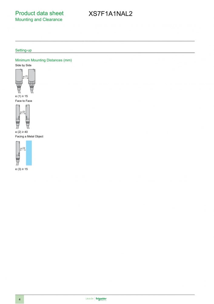 XS7F1A1NAL2 technical document page 4