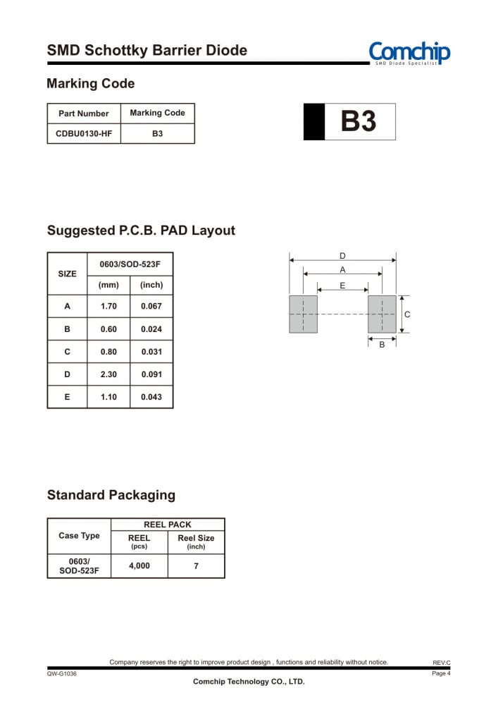 CDBU0130-HF datasheet page 4