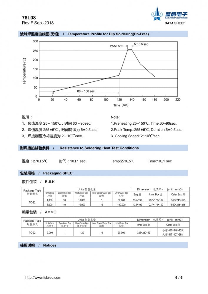 78L08 datasheet page 6