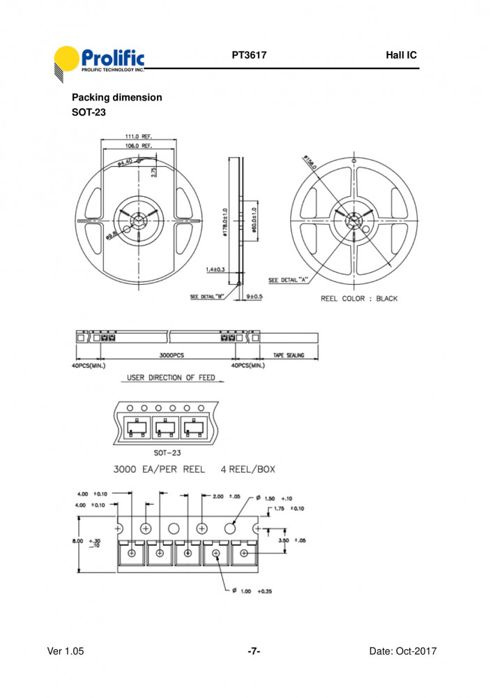 PT3617F1SAG8P1 datasheet page 7