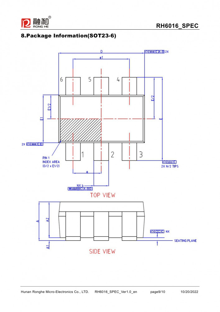 RH6016CB datasheet page 9