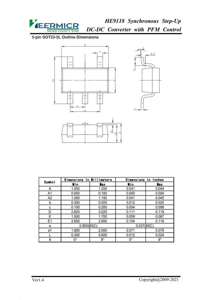 HE9118A30PR datasheet page 6