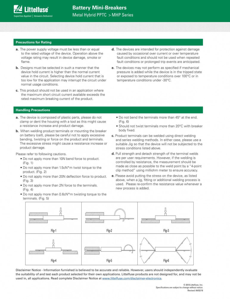 MHP-TAC series datasheet page 4