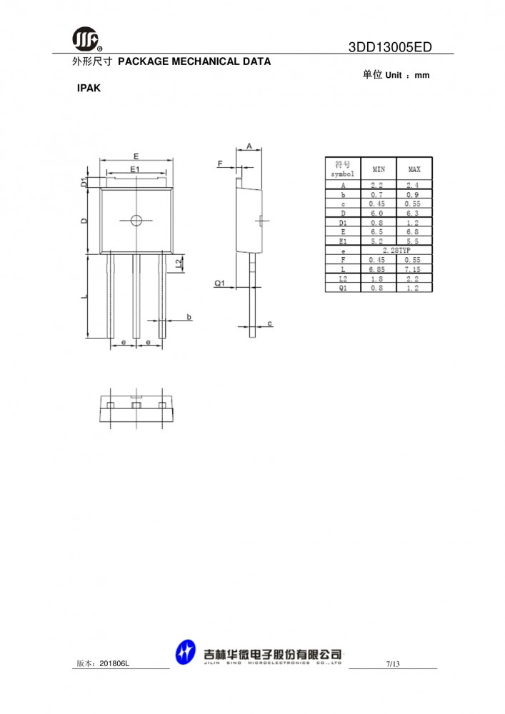3DD13005ED datasheet page 7