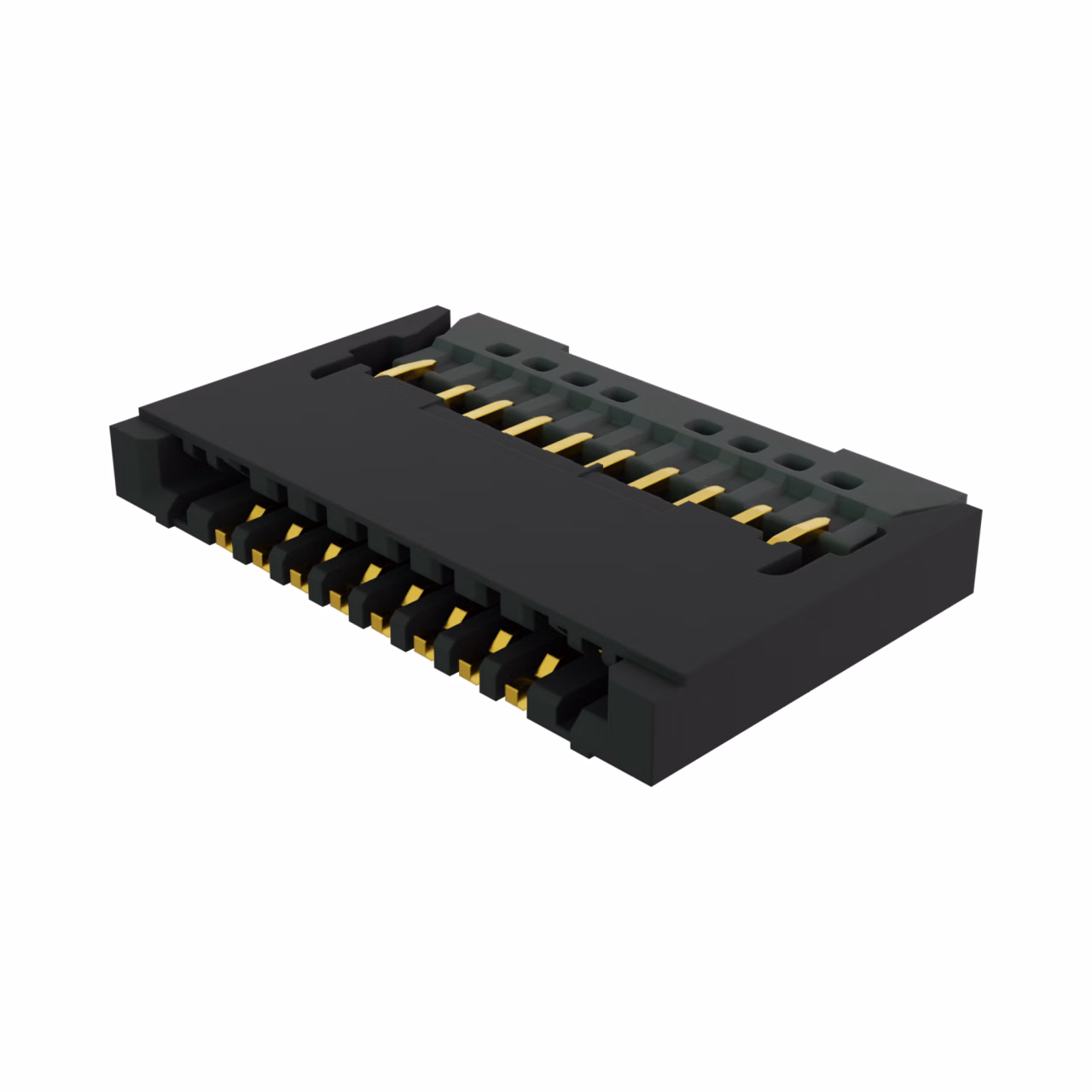 Easy-On FFC/FPC Connector, 0.40mm Pitch, FlatLock Series, Right-Angle, Dual Contact, 0.65mm Height, 8 Circuits, Gold Plating for sale