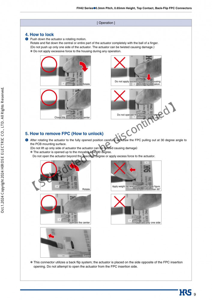 FH42 datasheet page 9