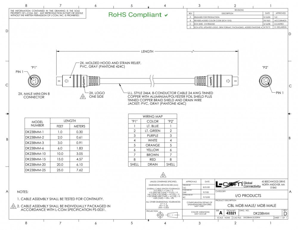 DK238MM-6 technical document preview