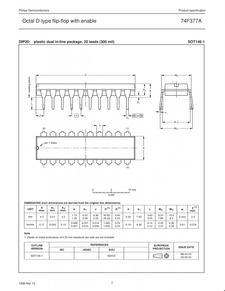 74F377AD datasheet page 7