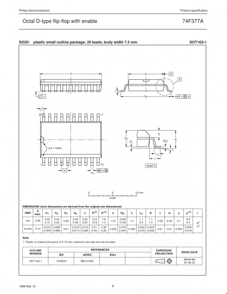 74F377AD datasheet page 8
