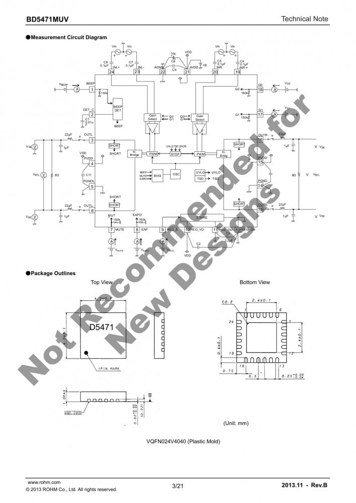 BD5471MUV technical document page 3