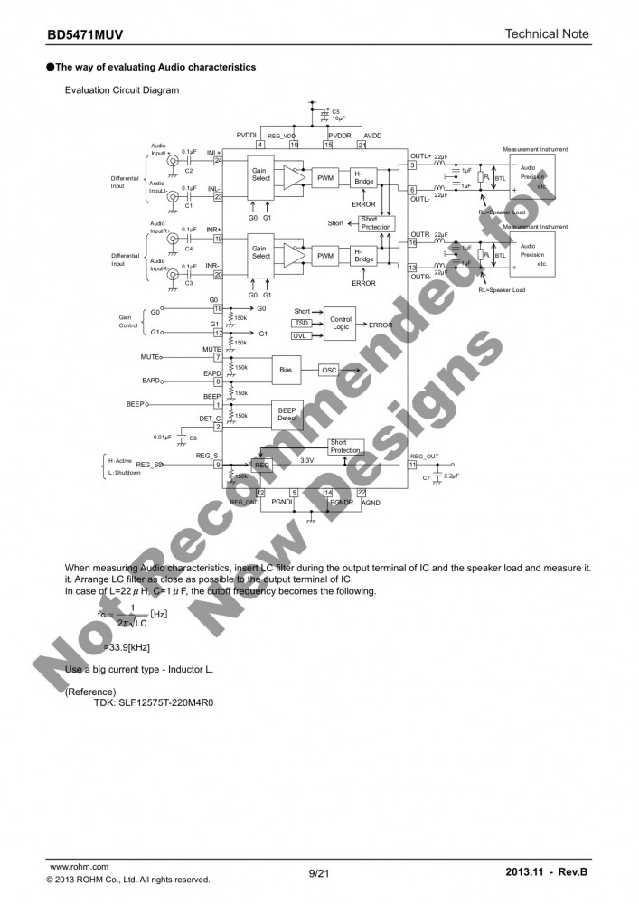 BD5471MUV technical document page 9