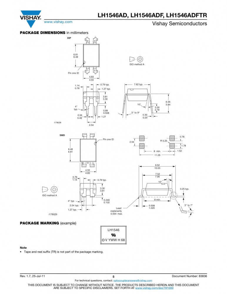 LH1546ADF datasheet page 5