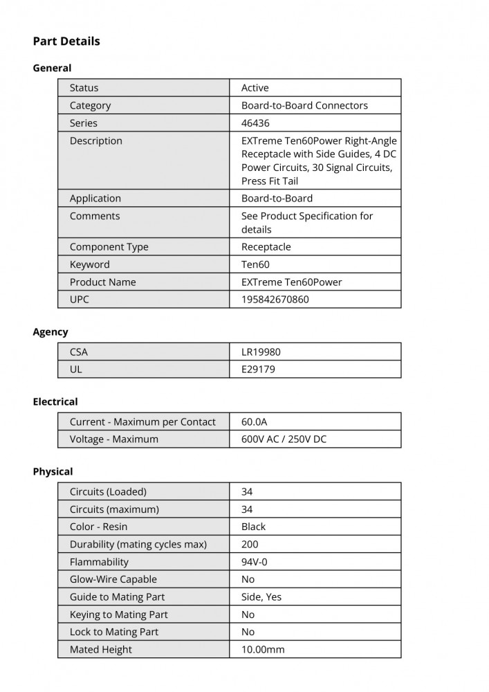 MOLEX 464369319 document preview, page 2