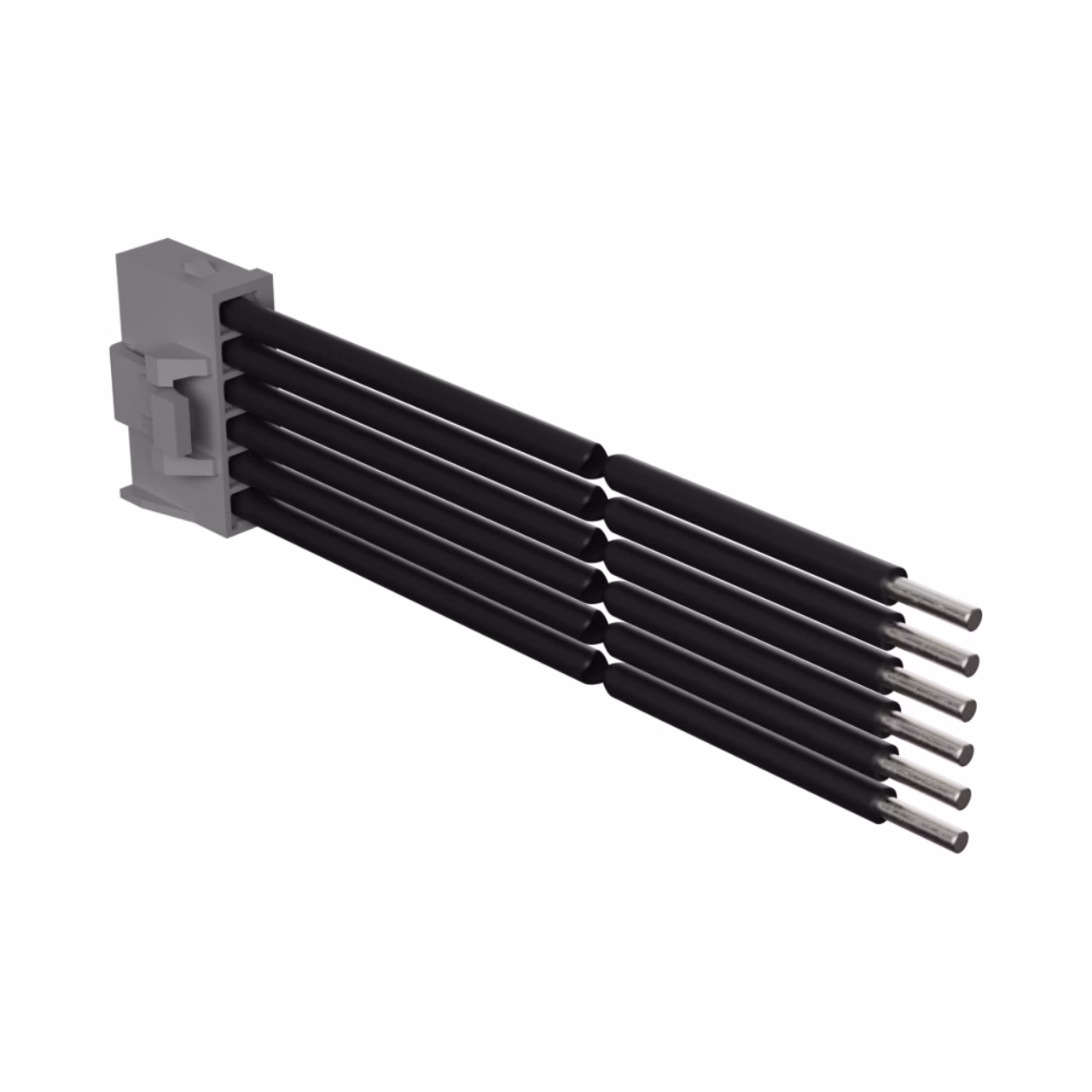KK Plus 250-to-Pigtail Off-the-Shelf (OTS) Cable Assembly, 2.50mm Pitch, Single Row, 150.00mm Length, 6 Circuits, Black for sale