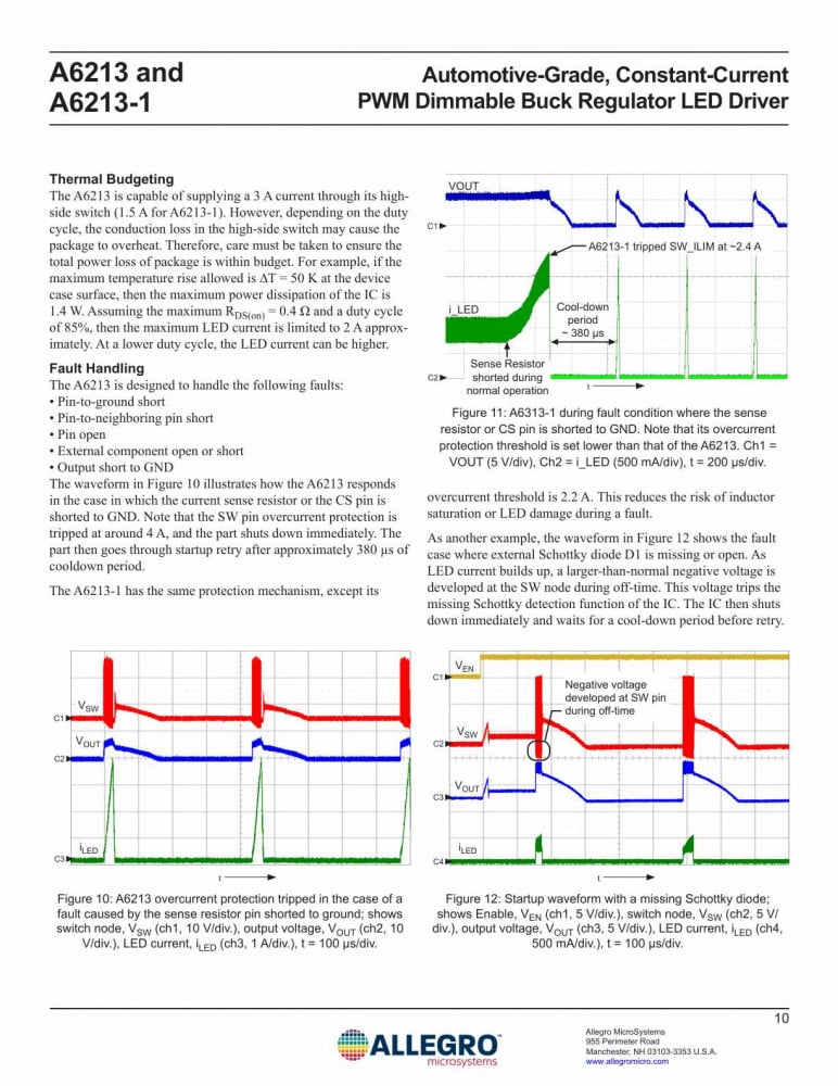 A6213 datasheet page 10