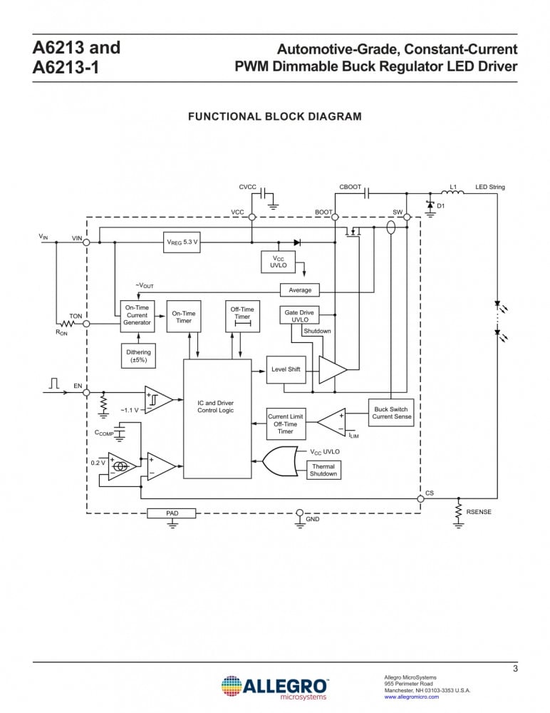 A6213 datasheet page 3