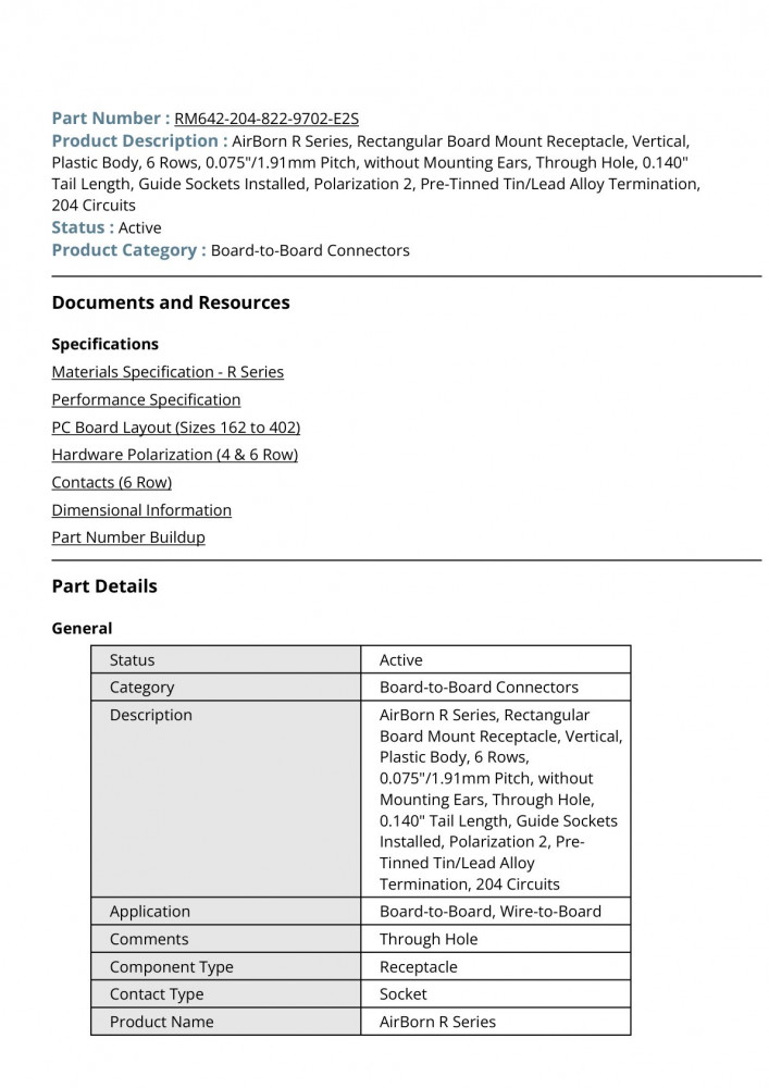RM642-204-822-9702-E2S technical document page 1