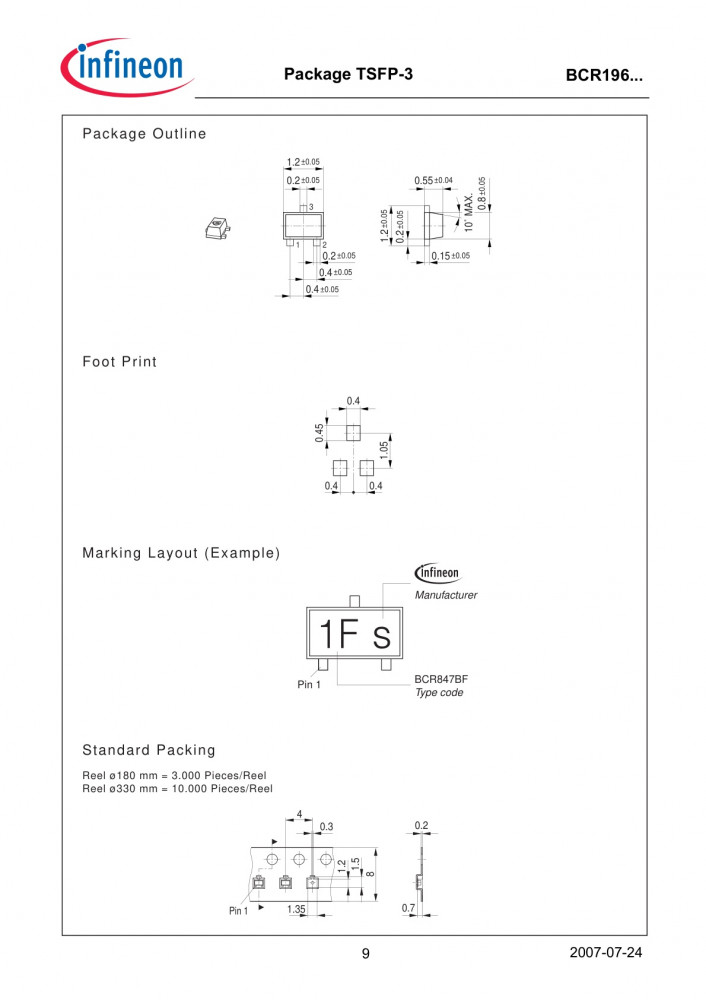 BCR196W technical document page 9