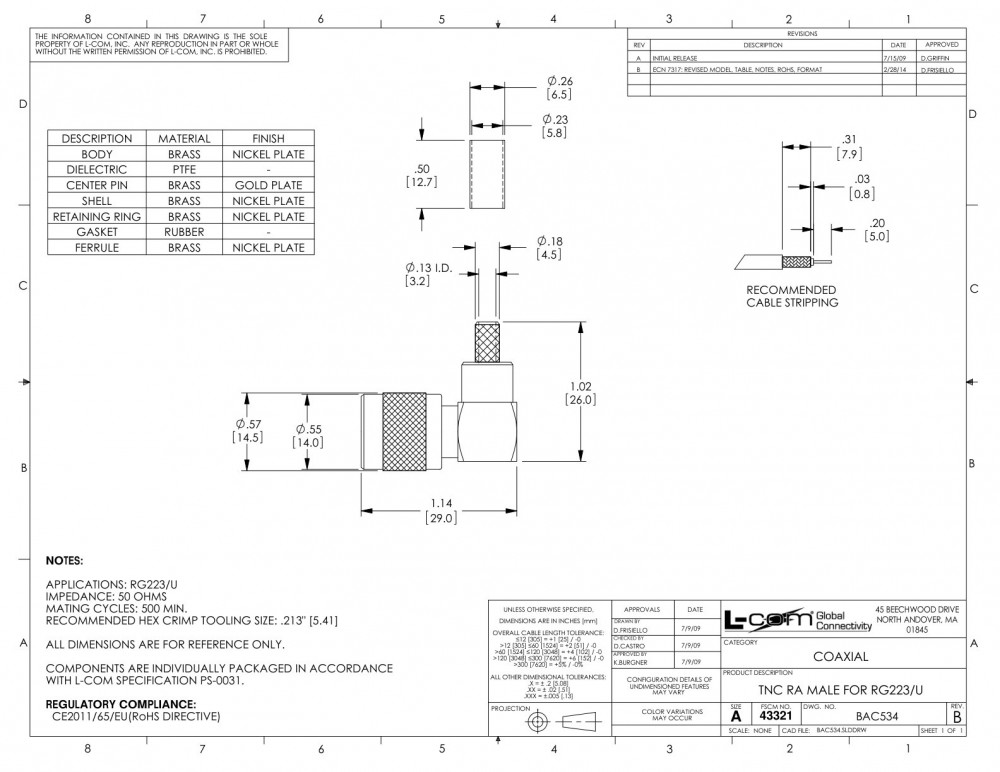 L-com BAC534 technical document preview